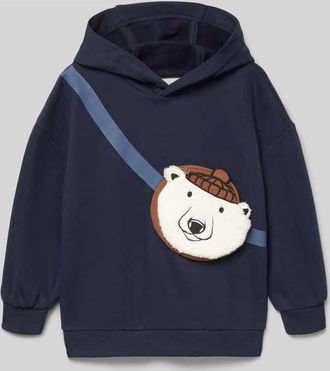 s.Oliver Red Label Oversized Fit Hoodie mit aufgesetzter Reißverschlusstasche