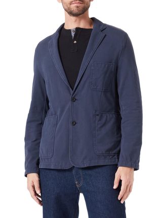 Camel Active Esprit Herren Baumwoll-Sakko mit 4-Wege Stretch Abendanzug-Set, Blau, 25