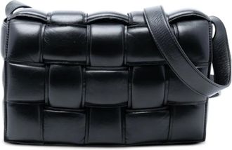 Bottega Veneta 2012-2025 Nappa Intrecciato Padded Cassette crossbody bag - Schwarz