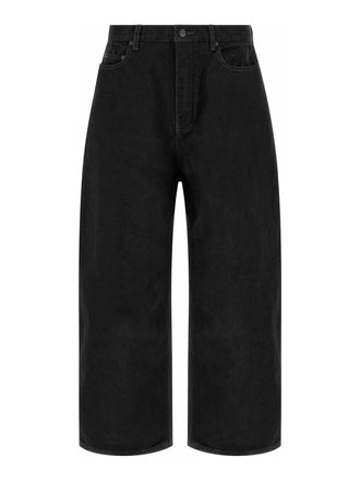 Balenciaga Straight Leg Jeans - Schwarz