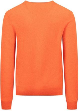 Fynch-Hatton Strickpullover mit Logo Stickerei