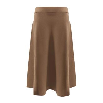 Max Mara Lazio Midi-Rock - - Skirts - Damen - Braun - M