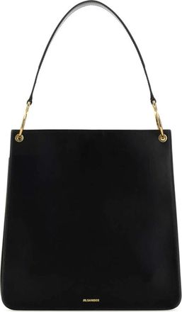 Jil Sander Femme, Sacs, Noir, Taille: ONE Size Otto Leather Tote Bag