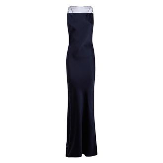 Maison Margiela Hammered Satin Gown - - Dresses - Damen - Schwarzk - S