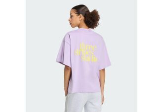 adidas T-Shirt 3 STRIPES STUDIO BOYFRIEND T-SHIRT (1-tlg)