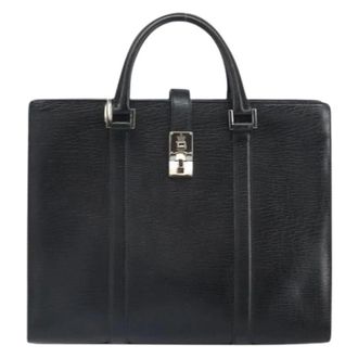 Gucci Sac &agrave; main vintage Pre-owned - Femme - Pre-owned - Noir - Taille: ONE Size