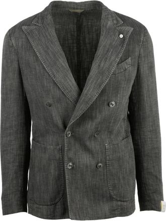 L.B.M. 1911 L.b.m. 1911, Homme, Vestes, Vert, Taille: M Doppiopetto Jacket