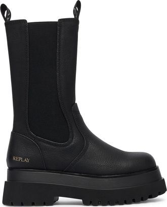 Replay Schn&uuml;rstiefeletten REPLAY GWL72.000.C000XS Schwarz