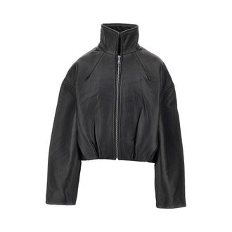 Rotate Leather Boxy jacket Woman 36