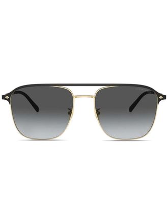 Giorgio Armani lunettes de soleil &agrave; monture pilote