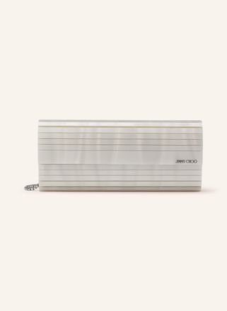 Jimmy Choo London Clutch Sweetie weiss