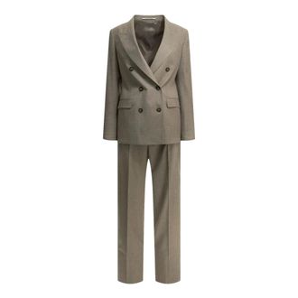 Tagliatore Parigi Zweireihiger Anzug - - Jackets - Damen - Grau - 2XL