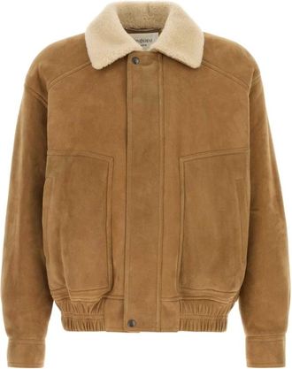 Saint Laurent Herren, Jacken, Braun, LGr&ouml;&szlig;e