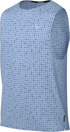 Nike Nike Herren Dri-Fit Breathe Miler Tank Top, Psychic Blue, S