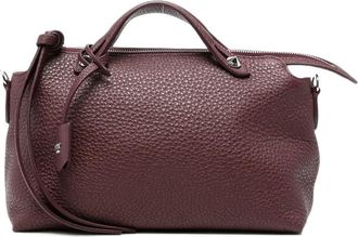 Fendi Medium By The Way Grained-leather Clutch Bag