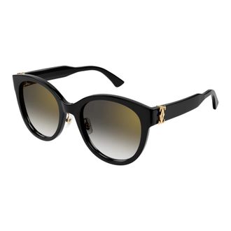 Cartier Double C Sonnenbrille - - Accessories - Damen - Schwarzk - 56 MM