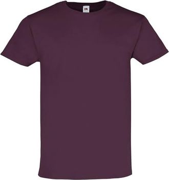 Fruit Of The Loom Ringspun Premium T T-shirt pour homme, Prune fonc&eacute;, XL