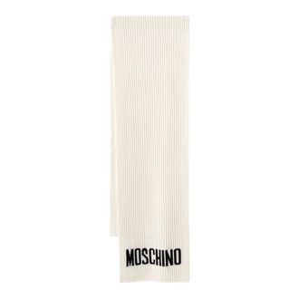 Moschino &Eacute;charpe &agrave; logo - Homme - Accessoires - Beige - Taille: ONE Size