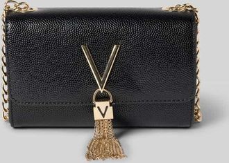 Valentino Handbags Clutch in Leder-Optik mit Logo-Applikation Modell Divina