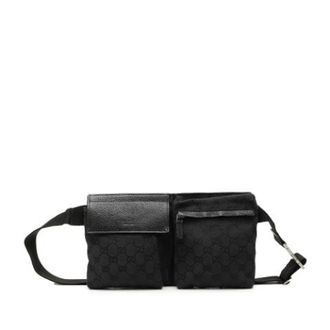 Gucci Pre-owned GG Canvas Double Pocket - - Pre-owned - Damen - Schwarzk - ONE SIZE