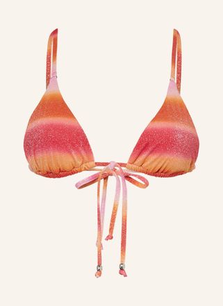 Seafolly Triangel-Bikini-Top Spectrum Mit Glitzergarn pink