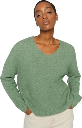Mos Mosh MOS Mosh, Femme, Pulls, Vert, Taille: 40 FR MMThora V-Neck Knit