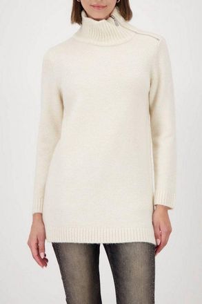 Monari Rundhalspullover 809550 Stehkragen mit Rei&szlig;verschluss