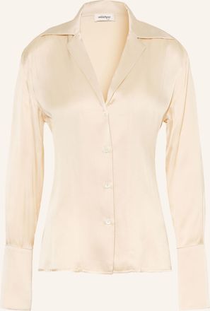 ottod'Ame Ottodame Satinbluse beige