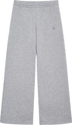 Anine Bing Femme, Pantalons, Gris, Taille: 40 FR Kacey Monogram Sweatpant