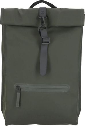 Rains Rolltop Rucksack - - Bags - unisex - Gr&uuml;n - ONE SIZE