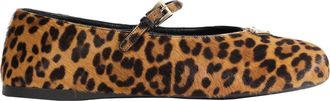 Prada Leopard Print Ballerinas