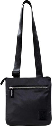 A|X Armani Exchange Homme, Sacs, Noir, Taille: ONE Size Sac Noir en Polyamide à Fermeture Éclair