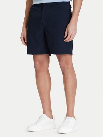 Calvin Klein Stoffshorts LV04LF610G Blau Straight Fit