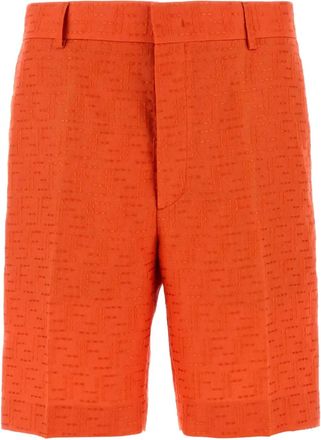 Fendi bermuda Slant à poches latérales - Orange