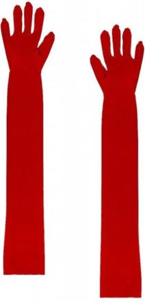 Norma Kamali Femme, Accessoires, Rouge, Taille: M/L Short Gloves