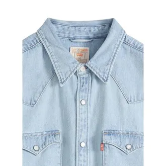 Levi's Chemise droite col classique en denim de coton