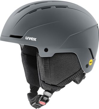 Uvex Glance MIPS - robuster Skihelm f&uuml;r Damen und Herren - individuelle Gr&ouml;&szlig;enanpassung - optimierte Bel&uuml;ftung - nashorn grau matt - 58-62