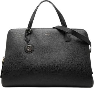 Gucci Pre-owned Vintage Satchel - Femme - Pre-owned - Noir - Taille: ONE Size