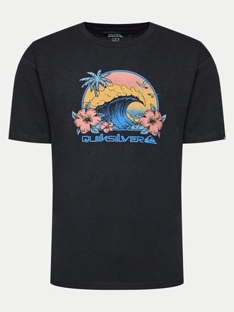 Quiksilver T-Shirt Riding Today EQYZT07676 Schwarz Regular Fit