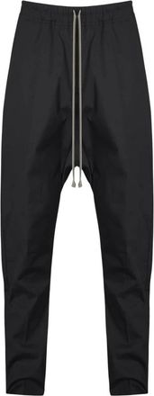 Rick Owens Homme, Pantalons, Noir, Taille: 2XL Pantalon ample &agrave; cordon