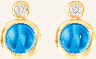 Tamara Comolli Tamara Comolli Ohrstecker Ohrstecker Bouton Swiss Topaz / Classic Aus 18 Karat Gelbgold Swiss Topas gold