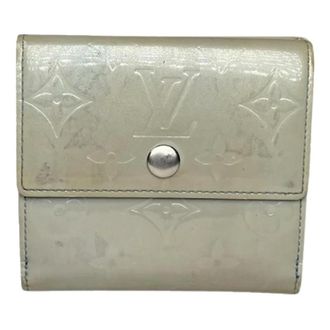 Louis Vuitton Portefeuille Pont 9 Pre-owned - Femme - Pre-owned - Beige - Taille: ONE Size
