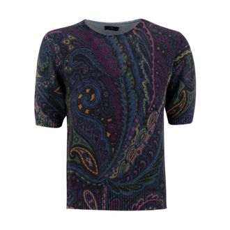 Etro Weicher Woll-Kaschmir-Pullover - - Knitwear - Damen - Mehrfarbig - S