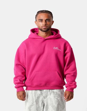Sixth June Dreaming - Kapuzenpullover in Rosa mit Print