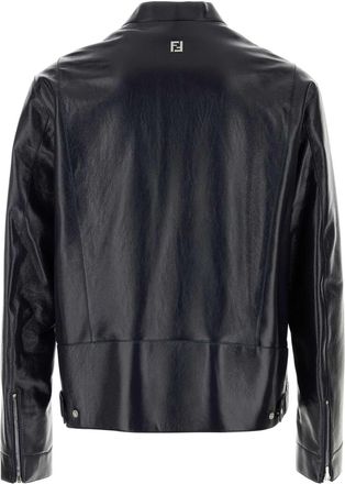 Fendi Blueberry Giacche Pelle Jacket
