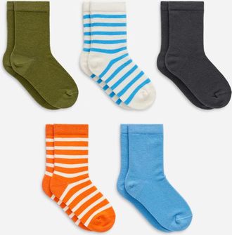 Arket Baumwollsocken 5er-Pack -Blau
