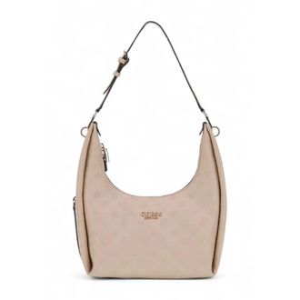 Guess Phoebe Hobo Schultertasche - - Bags - Damen - Beige - ONE SIZE