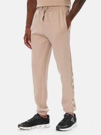 Guess Jogginghose Z2YB09 KB3P2 Dunkelbeige Regular Fit