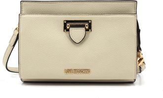 Love Moschino Damen Umhängetasche, Weiß