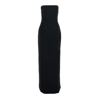 Solace London Anderson Long Dress - - Dresses - Damen - Schwarzk - 2XS